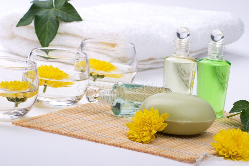 Spa set stock photo. Image of relaxation, fragrance, freshness - 3137536