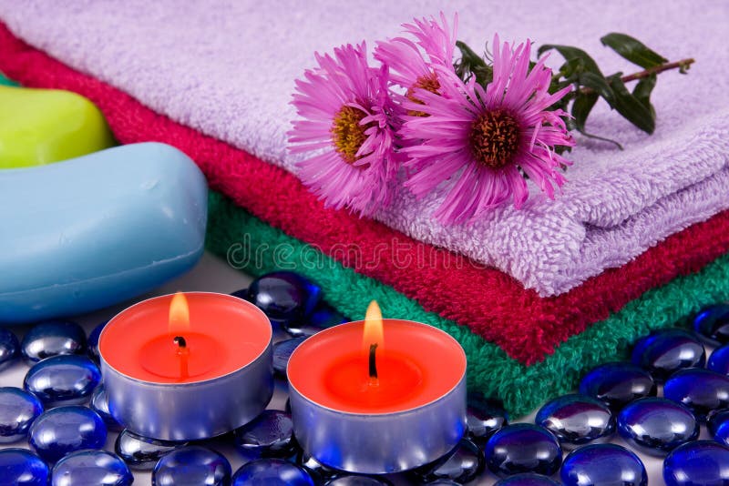 Spa set stock photo. Image of purity, bodycare, petal - 6815146