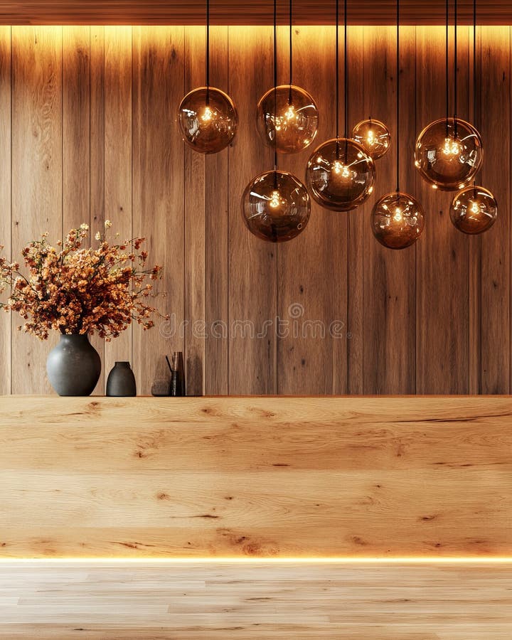 A Spa Setting with an Elegant Reception Area that Includes Modern ...