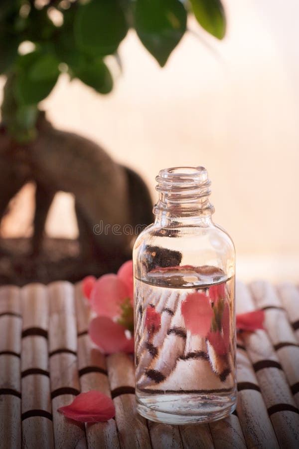 Spa Setting with Floral Water Stock Image - Image of nature, bathroom ...