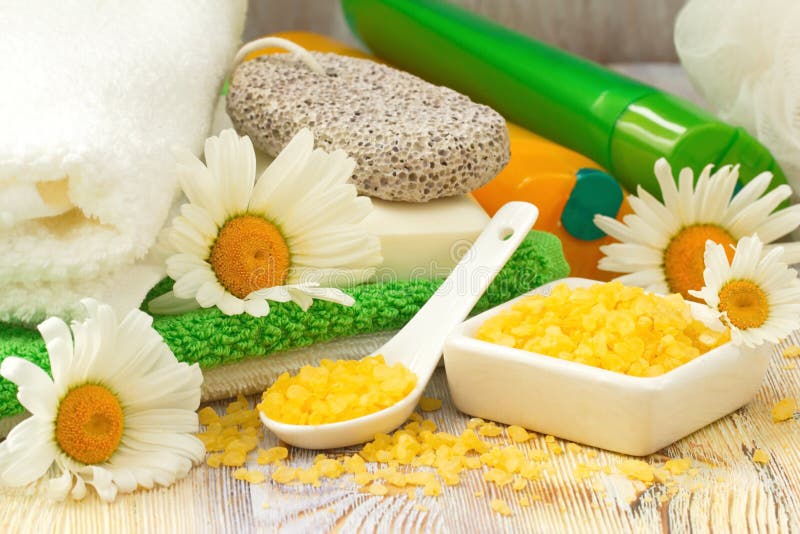 SPA Setting for Your Good Health Stock Photo - Image of pink, elixir ...