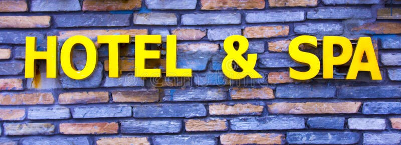 SPA Sign with Beach Background Stock Image - Image of care, beach: 68573581