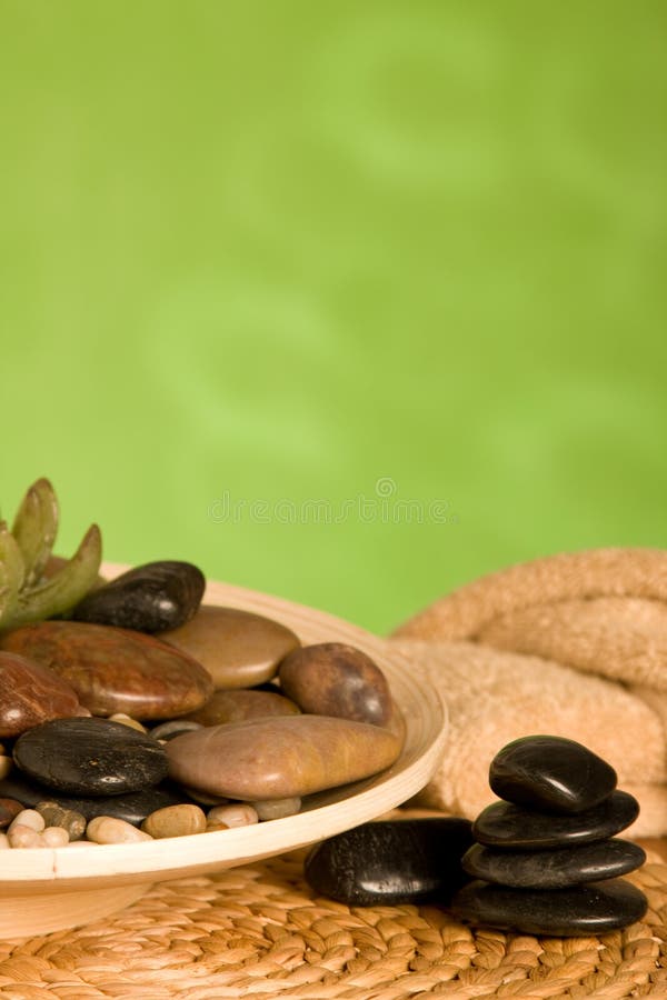 Bath salt on spa stones stock image. Image of stones, water - 4393983