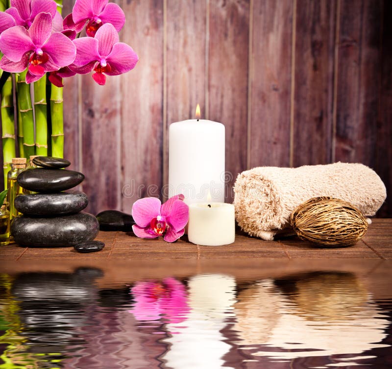 Spa still life stock image. Image of care, medicine, blossom - 29850179