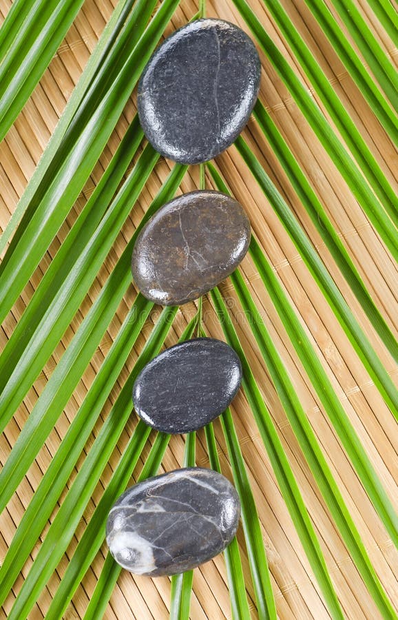 Spa a stone stock image. Image of close, nature, asian - 21754429