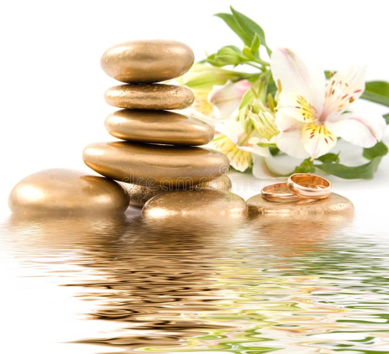 Spa stone stock image. Image of spirit, mineral, concept - 6257415