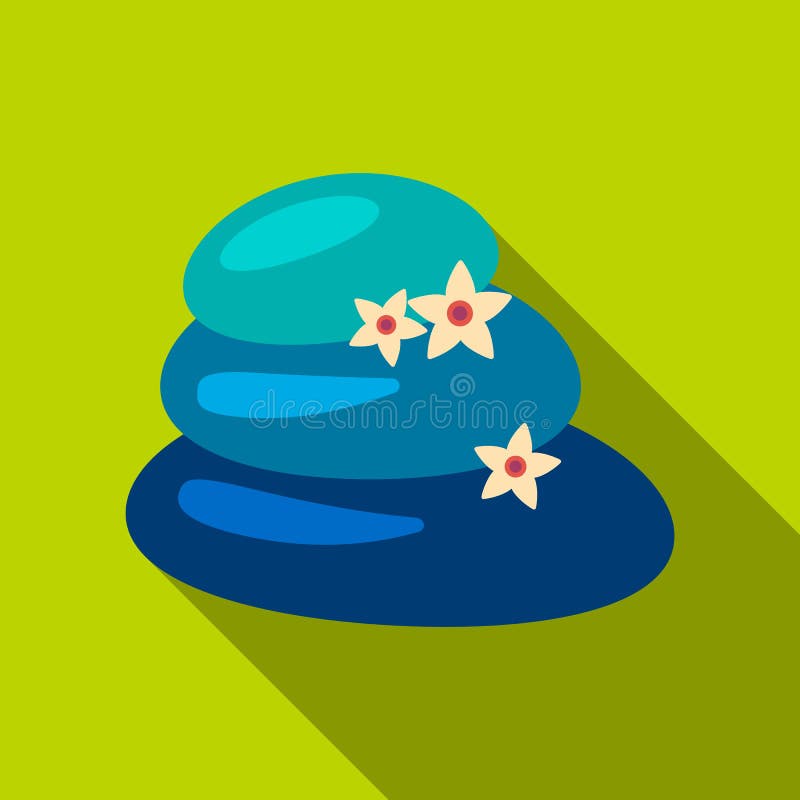 Spa Stone Icon of Vector Illustration for Web and Mobile Stock Vector ...