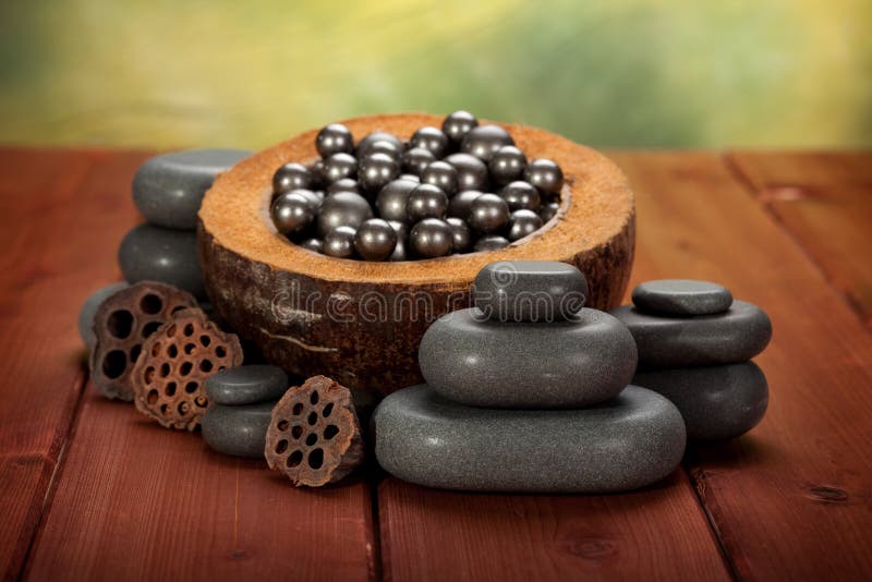 Spa stones stock image. Image of wellbeing, relaxation - 17895193
