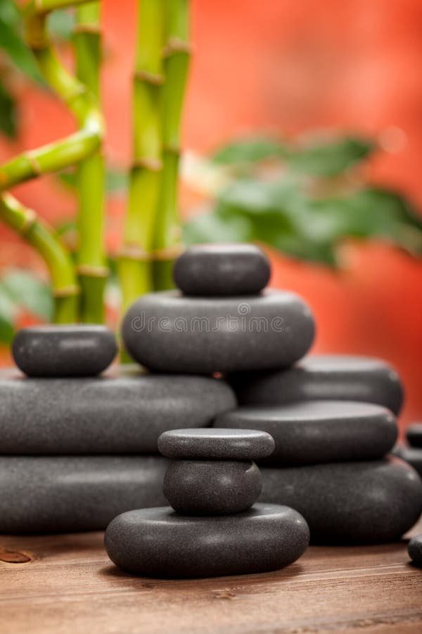 Spa stones stock image. Image of natural, freshness, relaxation - 17926691