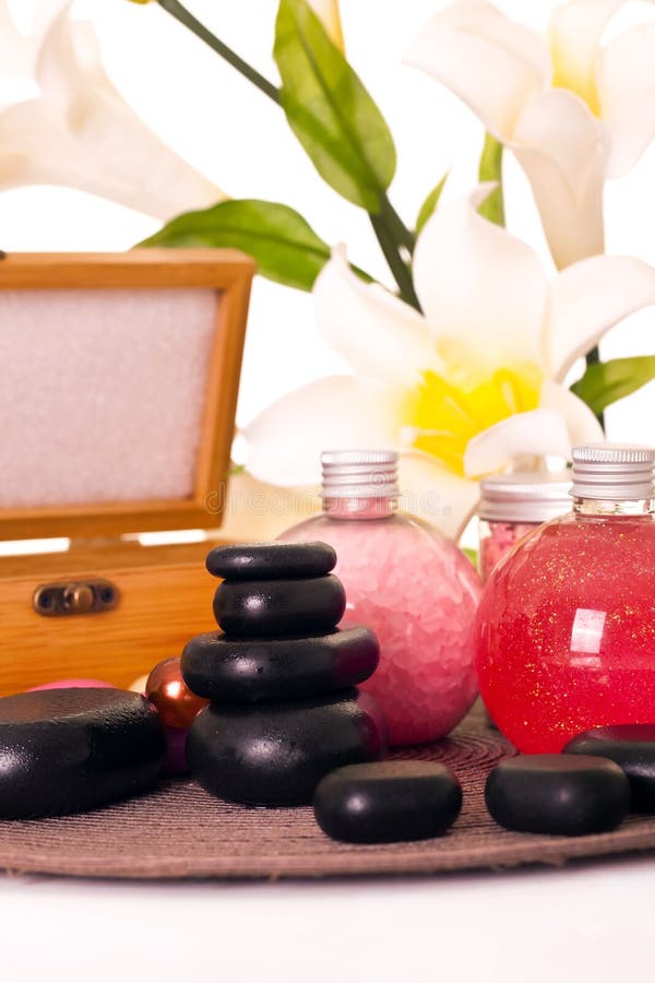 Spa - stones stock photo. Image of creative, dark, herbal - 19524446