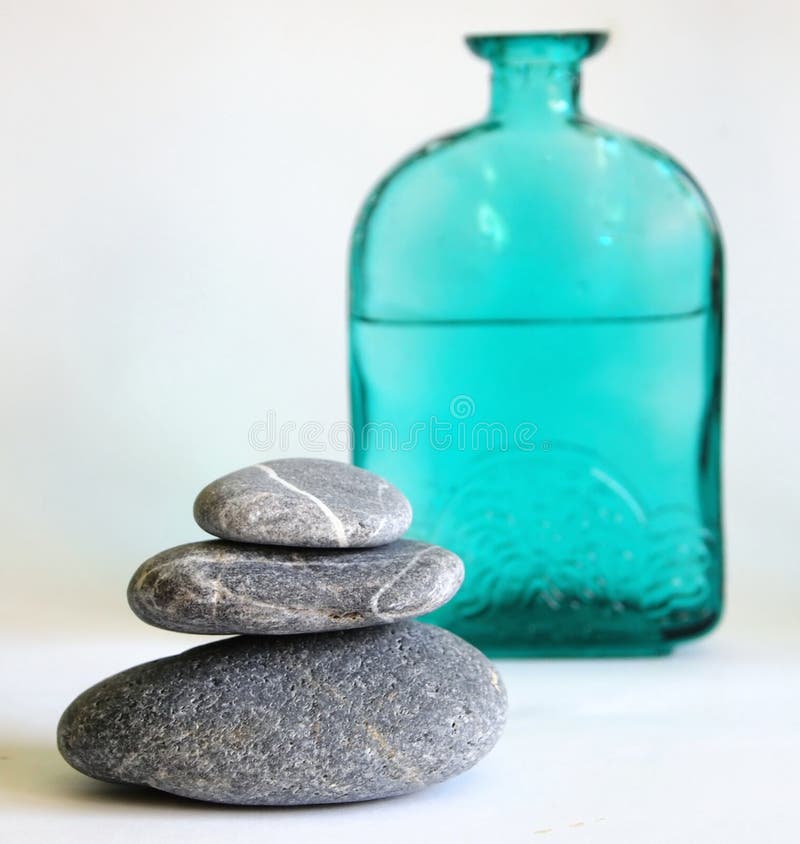 Spa stones stock photo. Image of simplicity, aromatherapy - 20098396