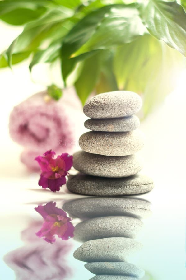 Zen stones stock photo. Image of beauty, pink, pebble - 18734206