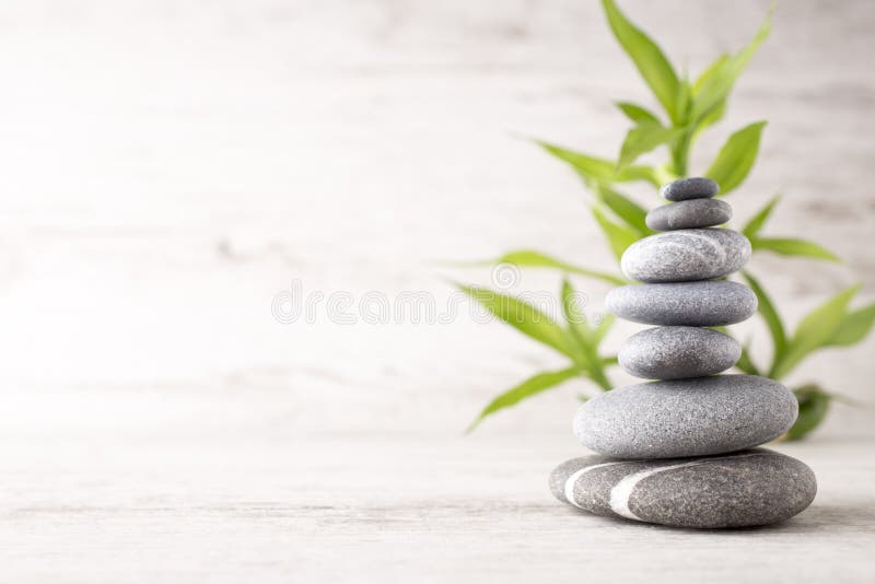 Spa stones. stock image. Image of beauty, harmony, objects - 58466991