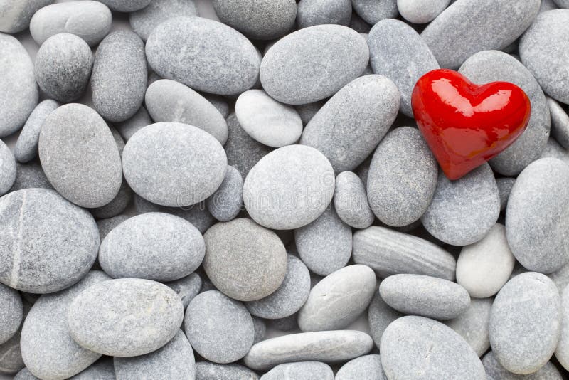 Spa stones. stock photo. Image of pebble, heart, small - 58968754