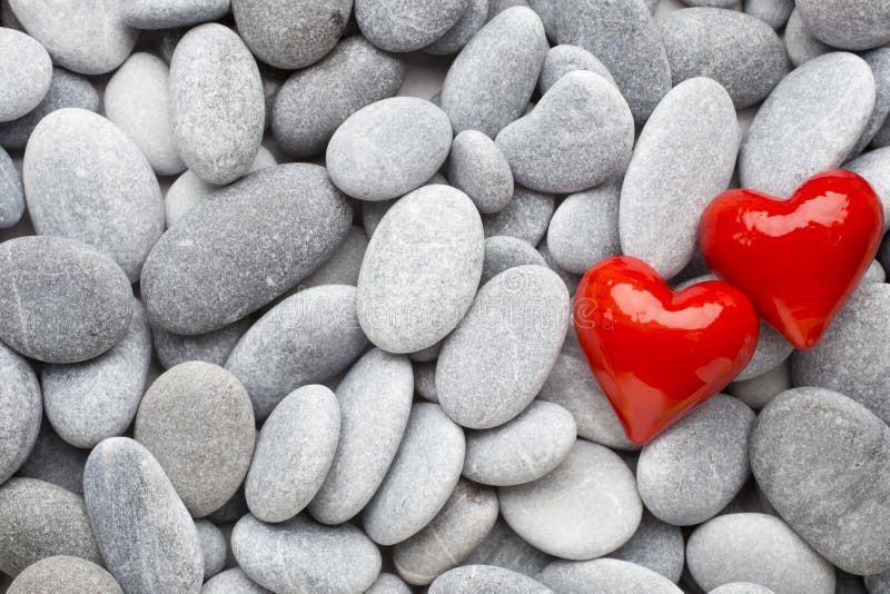 Spa stones. stock photo. Image of rock, heart, object - 63056618