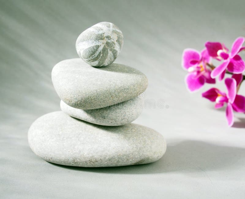 Spa Stones Treatment Scene, Zen Like Concepts Stock Photo - Image of ...