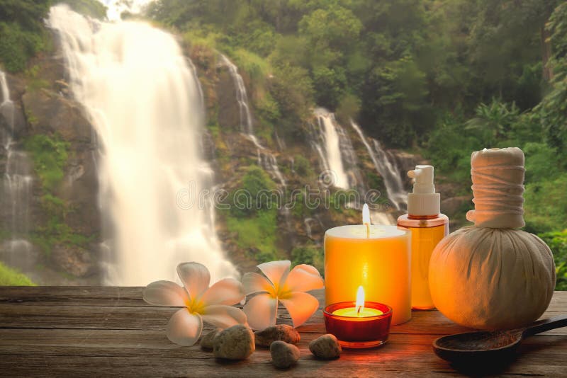 Beautiful Waterfall in Autumn, Rocks and Stones in Autumn Stock Image ...