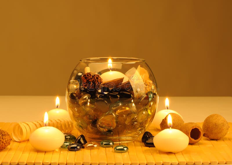 Spa theme stock photo. Image of flame, candlelight, light - 15265994