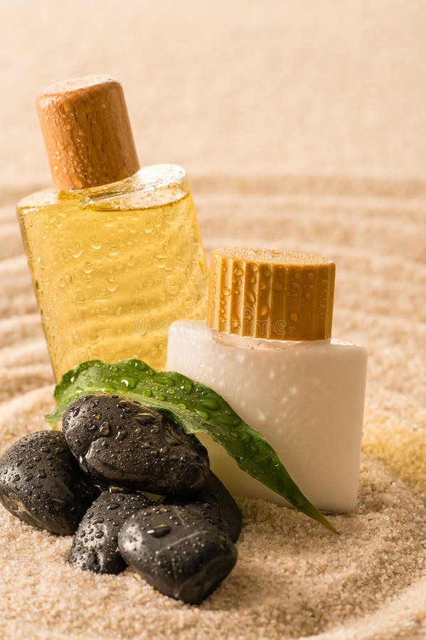 Hot Stone Massage Woman Enjoy Spa Treatment Stock Image - Image of ...