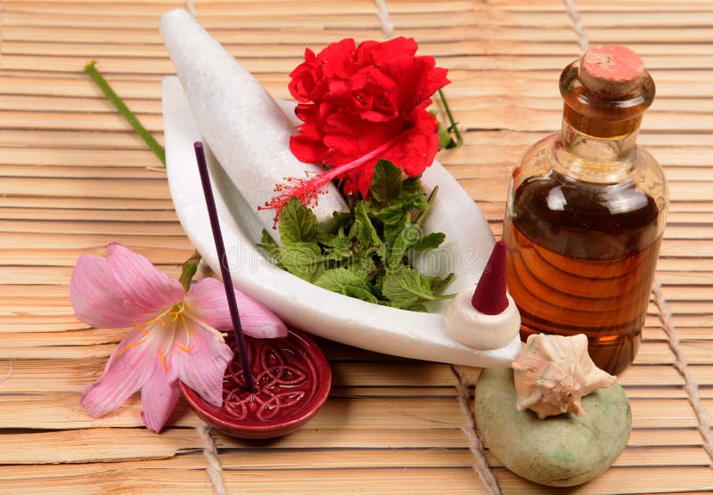 Spa time stock photo. Image of petals, indian, elements - 16037768