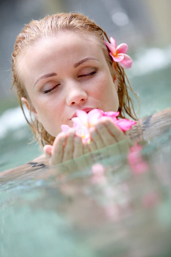 Spa time stock image. Image of leisure, water, outdoors - 22085301