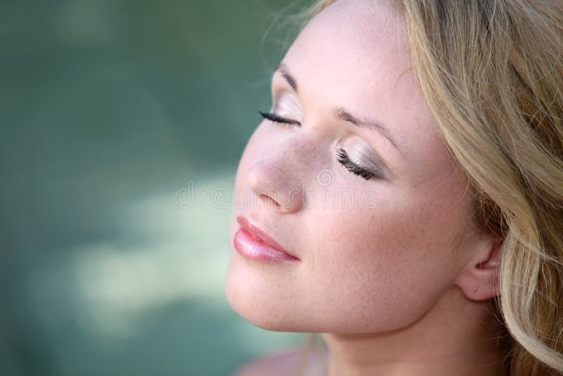 Spa time stock photo. Image of young, portrait, eyes - 22149682