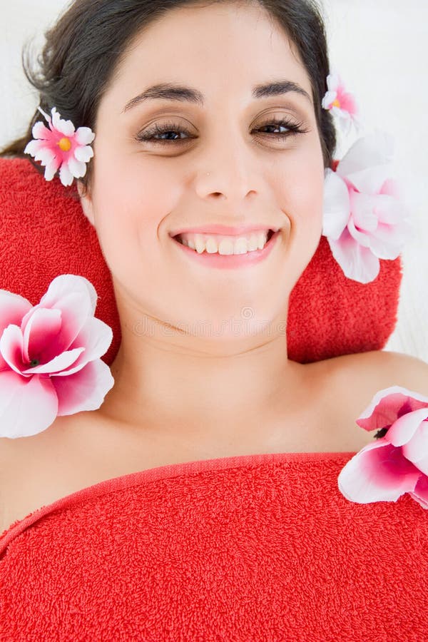 Spa treatment stock image. Image of pretty, restful, caucasian - 33814185