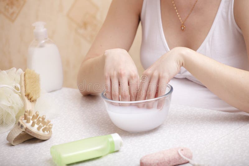 Spa treatment for hand stock photo. Image of relax, skin - 9036338