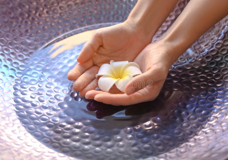 Spa treatment for hands stock photo. Image of bath, lifestyle - 116195784