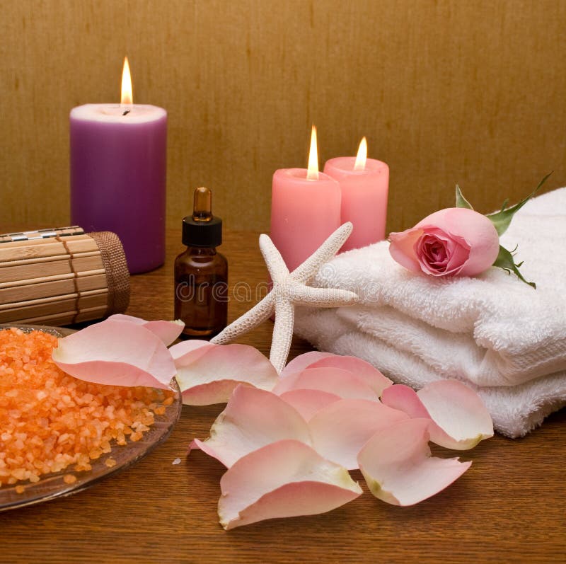 Spa treatments stock image. Image of fragrance, candle - 24491661
