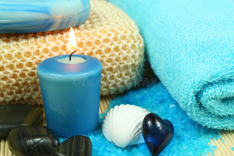 Blue spa stock image. Image of wellness, wellbeing, alternative - 5522879