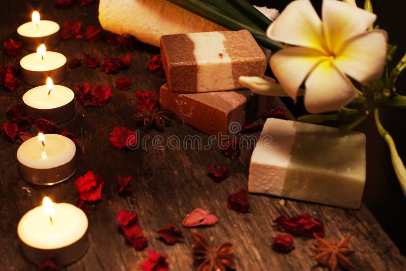 Spa and Wellness Decorations Ideas Stock Image - Image of flower ...