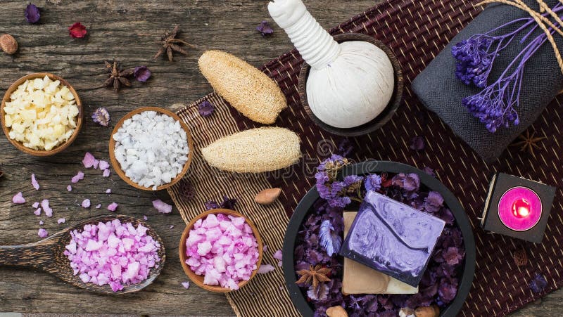 Spa and Wellness Decorations Ideas Stock Image - Image of natural ...