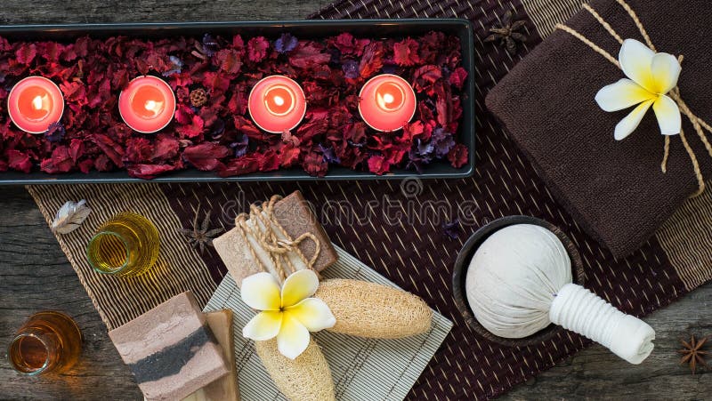 Spa and Wellness Decorations Ideas Stock Photo - Image of herbs, scent ...