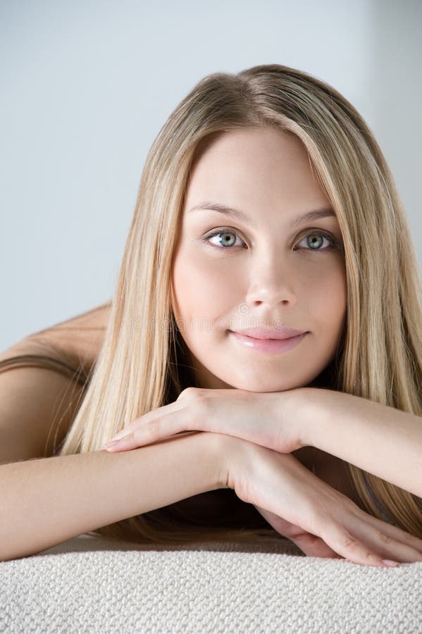 Spa Woman in Beauty Salon stock photo. Image of flowers - 86727962