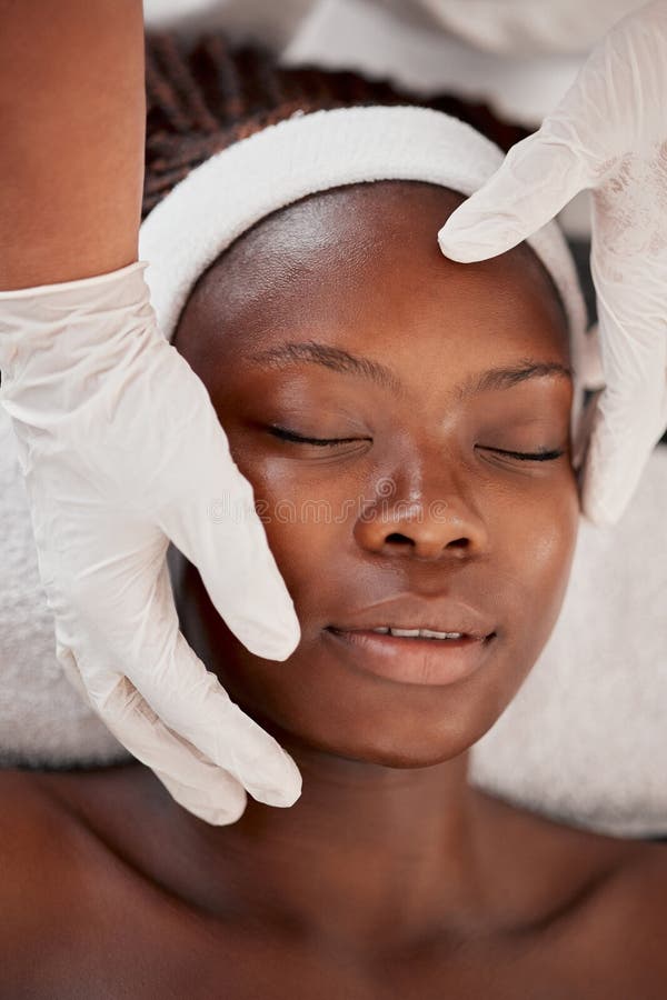 Spa Woman Hands And Face Massage For Beauty Healthcare Cosmetics Facial Treatment Or Salon