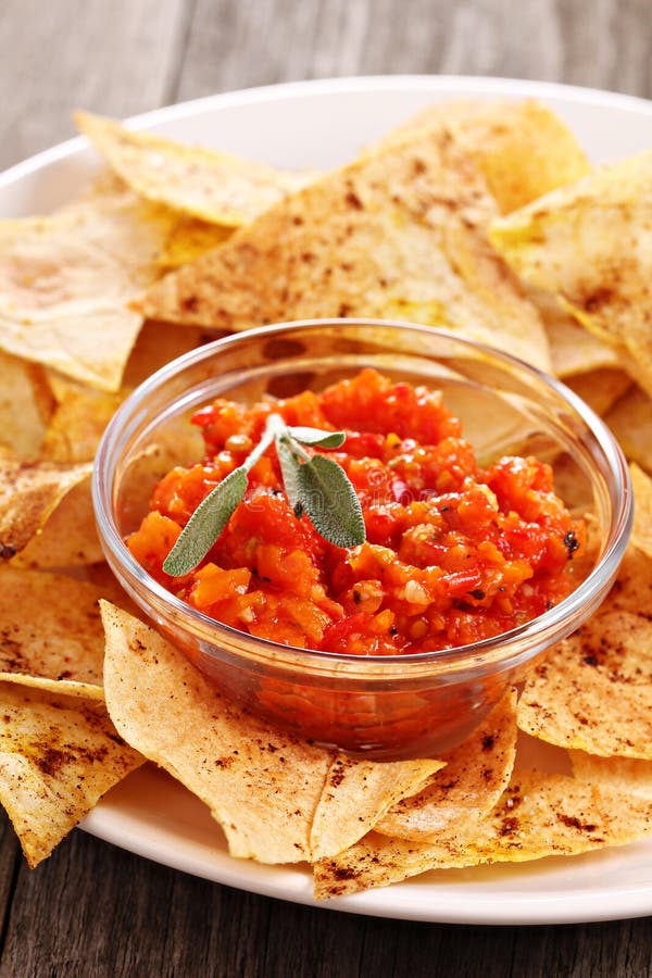 Spaanders En Plantaardige Onderdompeling Stock Foto - Image of ...