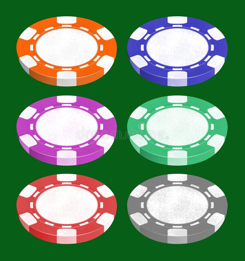 Spaanders Voor Het Spelen Van Een Pook En Een Roulette Stock ...