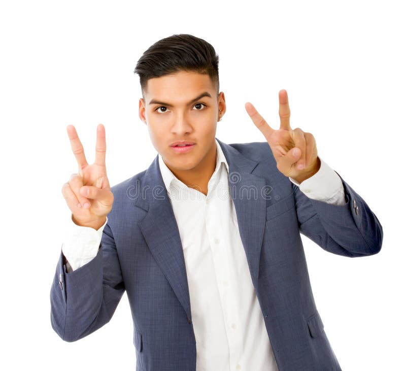Spaans Jongens Positief Gebaar Stock Foto - Image of latijns ...