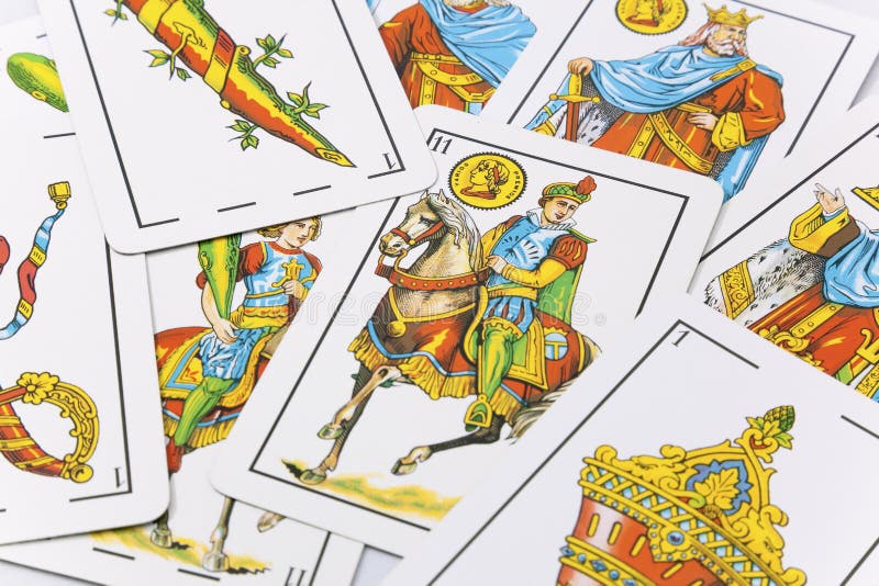 Spaanse kaarten stock foto. Image of clubs, kaarten, spelen - 51031706