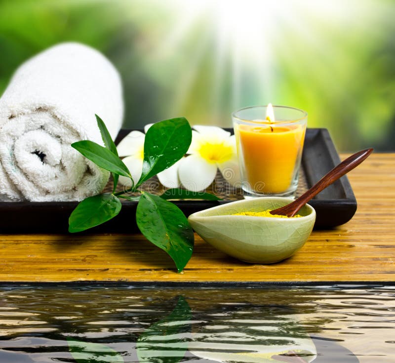 Spabehandling arkivfoto. Bild av bomull, rent, naturligt - 26219066