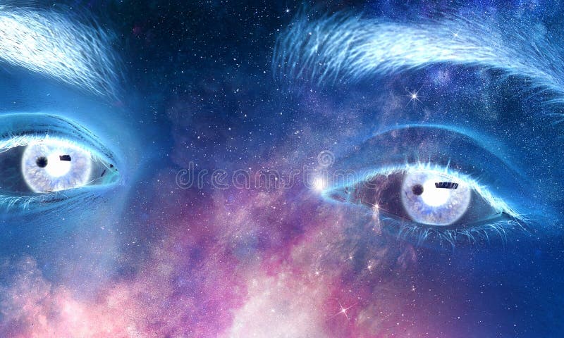 Space abstract backdrop stock illustration. Illustration of fantasy ...