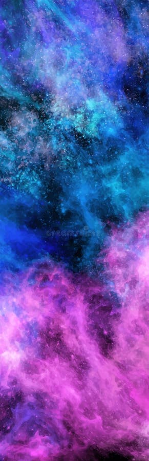 Space Abstract Galaxy Art Banner. Vector Design. Stock Vector ...