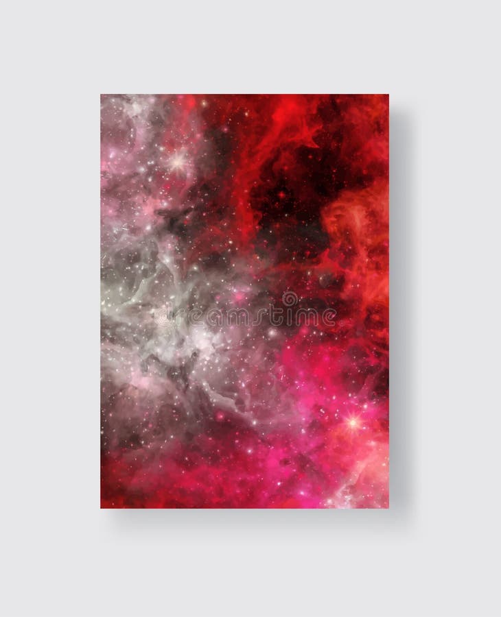 Space Abstract Galaxy Banners Set. Vector Design. Stock Vector ...