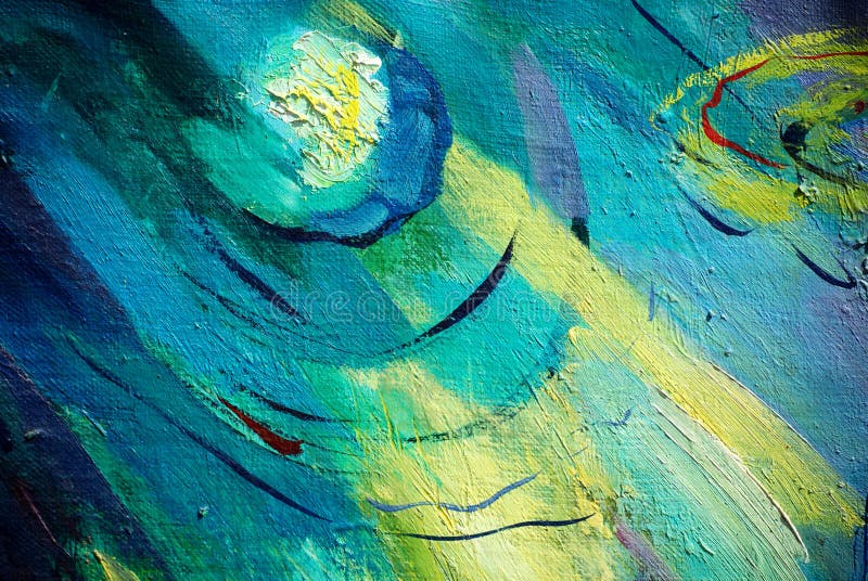 Space Abstraction, Illustration, Painting Stock Illustration ...