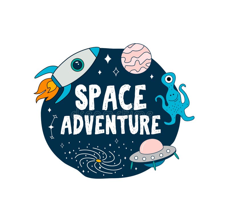 Space Adventure. Find 15 Objects in a Picture Stock Vector ...