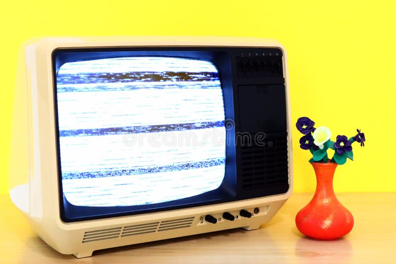 TV Screen on at night stock photo. Image of large, object - 14875020