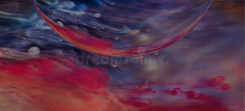 Space Ambient Shapes Blurs Colors Abstract Backgrounds Stock ...