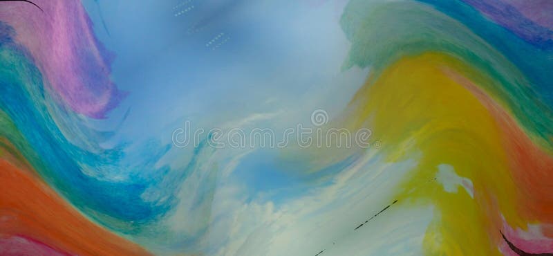 Space Ambient Shapes Blurs Colors Abstract Backgrounds Stock ...