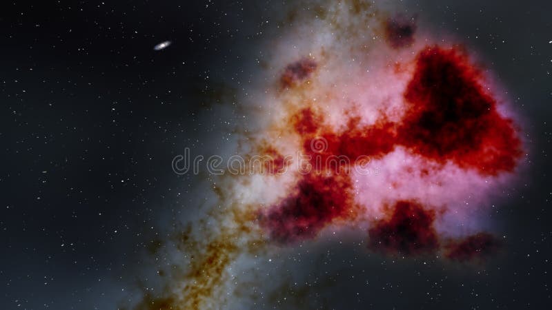 Space Animation Featuring the Milky Way Stock Video - Video of unusual ...